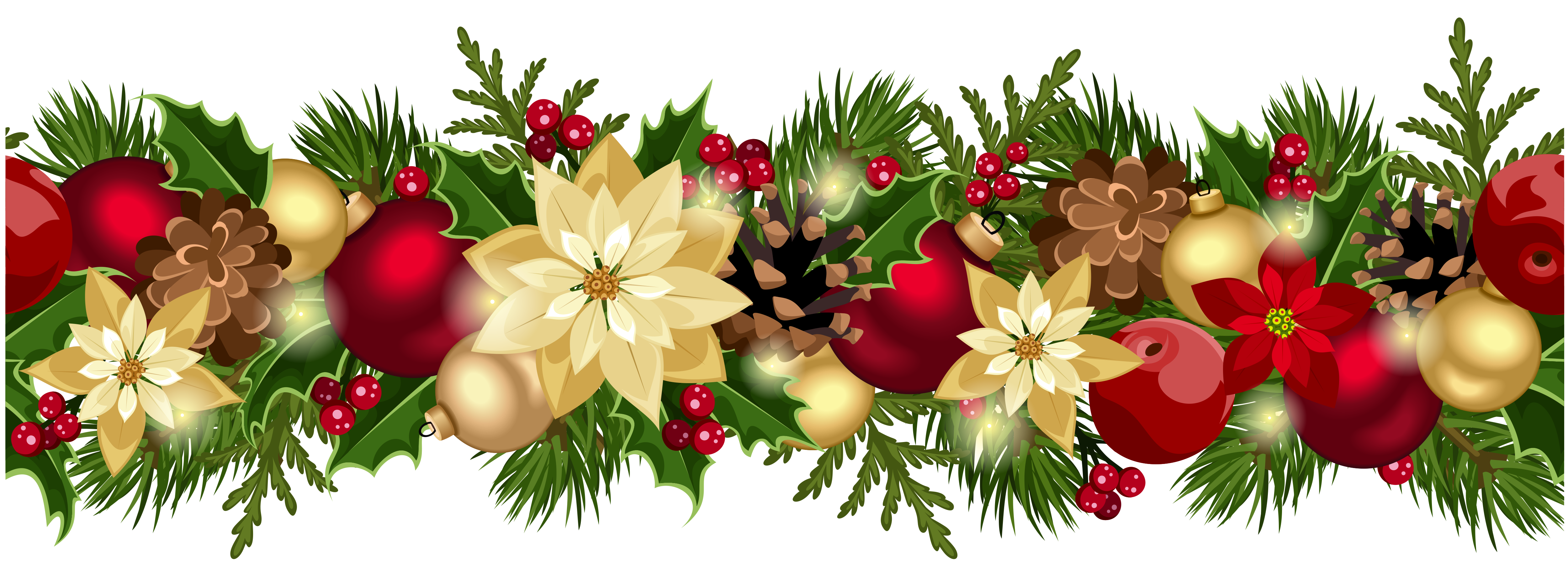 Christmas Border Clipart Garland Pictures On Cliparts Pub 2020 