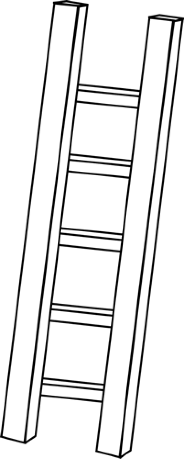 Ladder Clipart Outline and other clipart images on Cliparts pub™