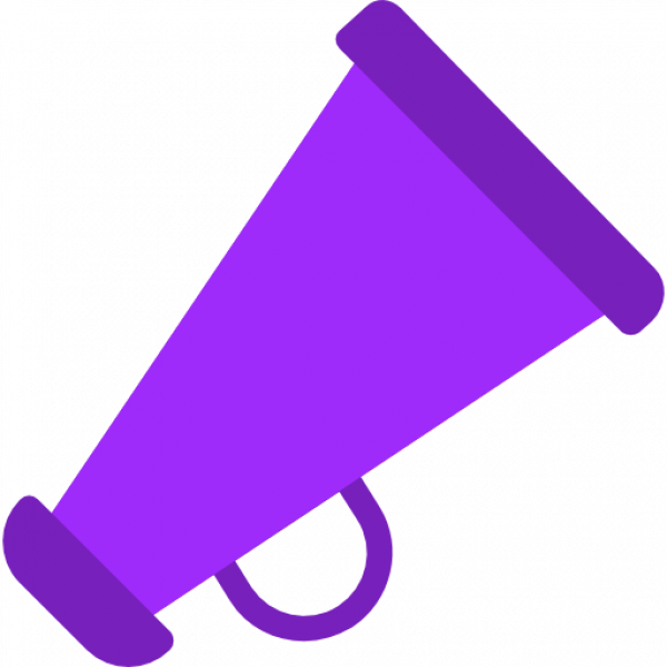 Megaphone Clipart Purple and other clipart images on Cliparts pub™