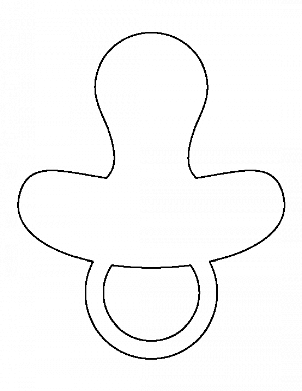 Pacifier Clipart Template and other clipart images on Cliparts pub™