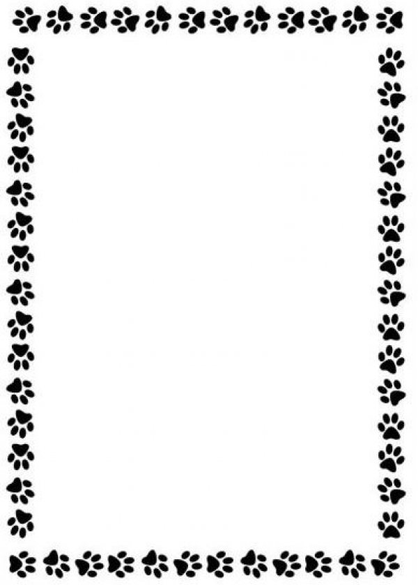 Paw Print Border Clipart Panther and other clipart images on Cliparts pub™